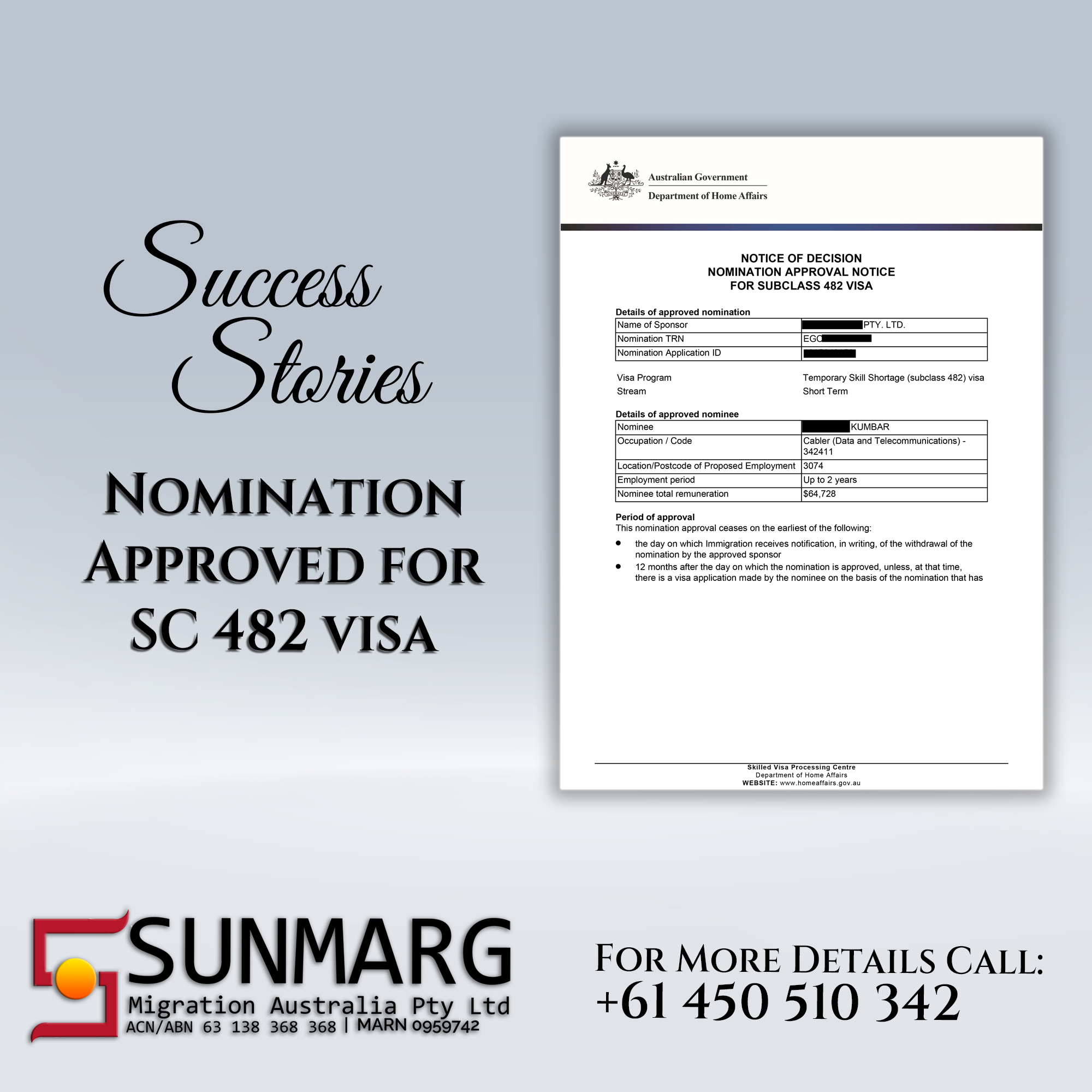 Employer Sponsored Visa – Sunmarg Migration Australia Pty Ltd